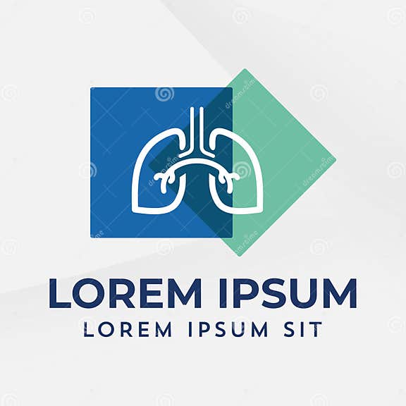 Lungs Logo Icon Medical Diagnostic Vector Pulmonary Pulmonology Pulmo ...