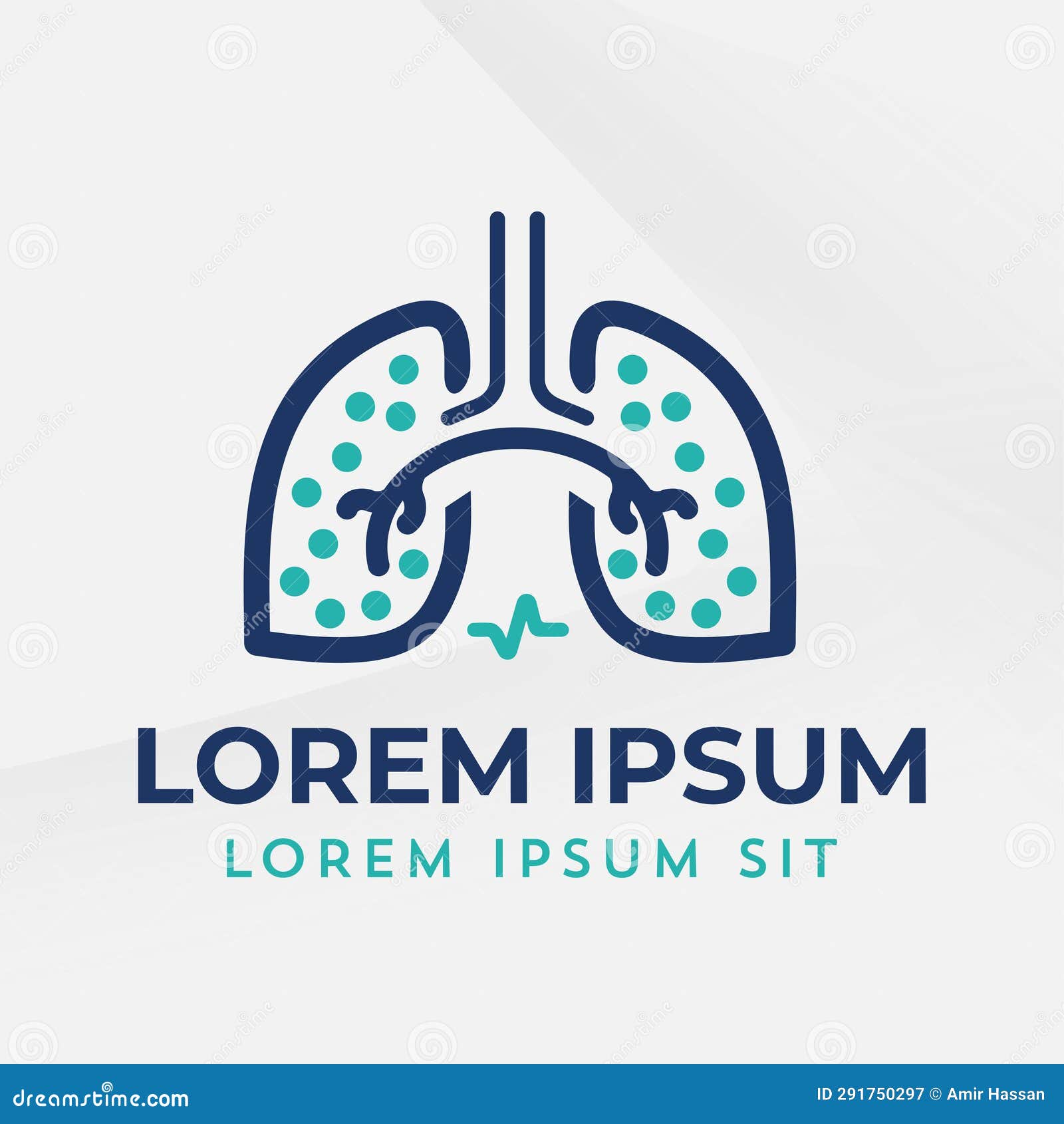 Lungs Logo Icon Medical Diagnostic Vector Pulmonary Pulmonology Pulmo ...