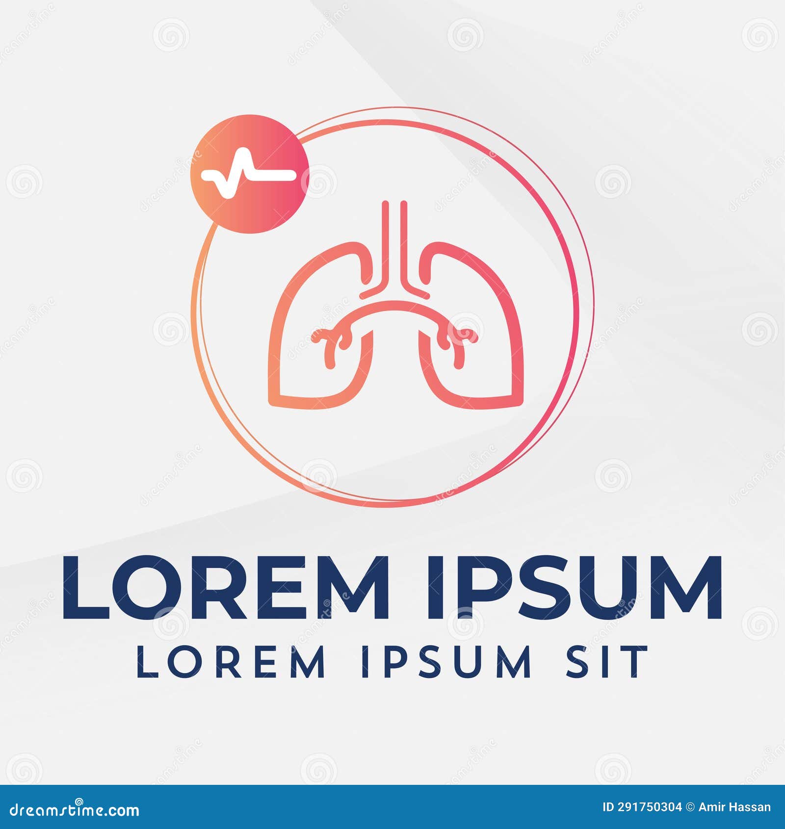 Lungs Logo Icon Medical Diagnostic Vector Pulmonary Pulmonology Pulmo ...