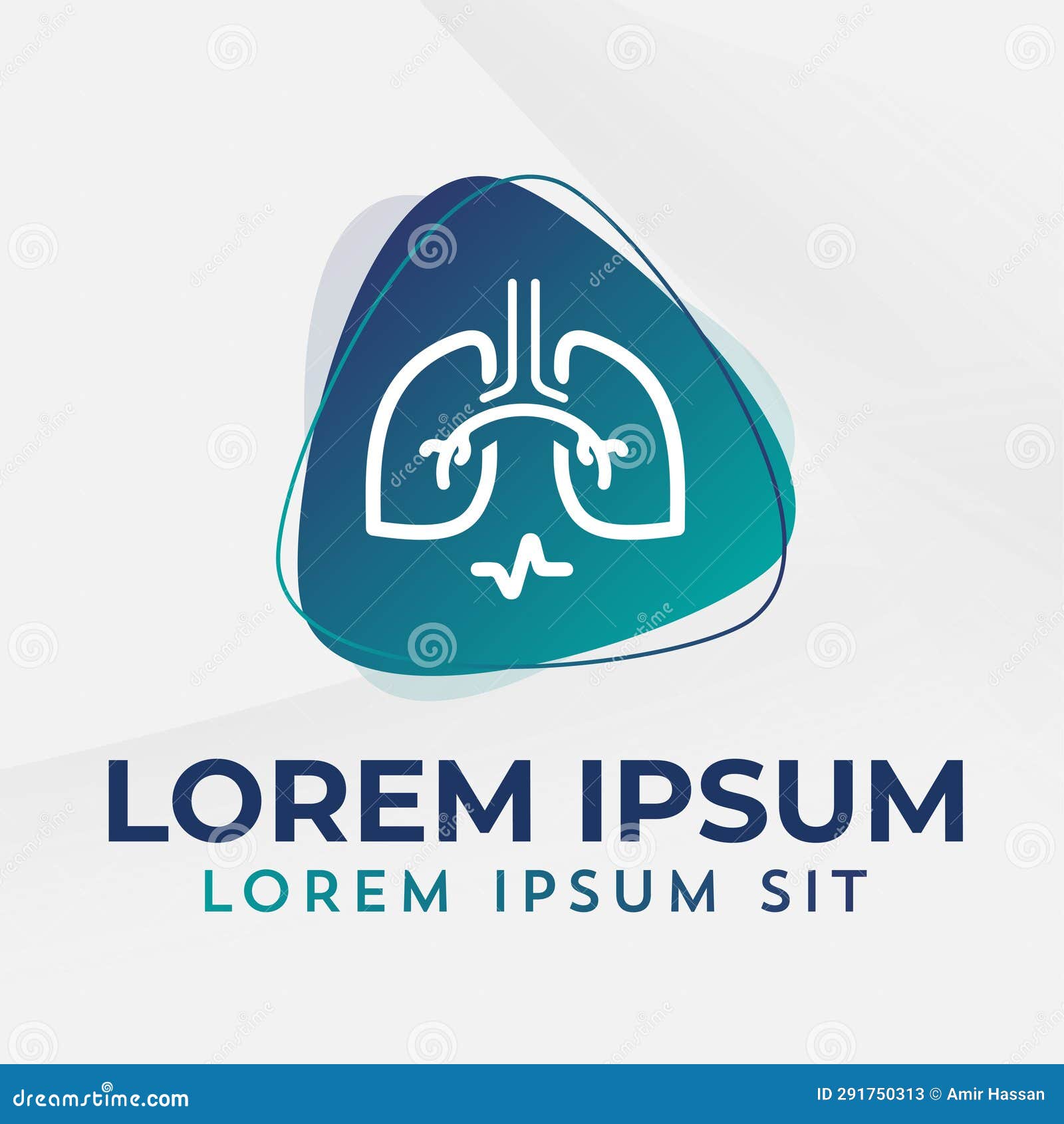 Lungs Logo Icon Medical Diagnostic Vector Pulmonary Pulmonology Pulmo ...