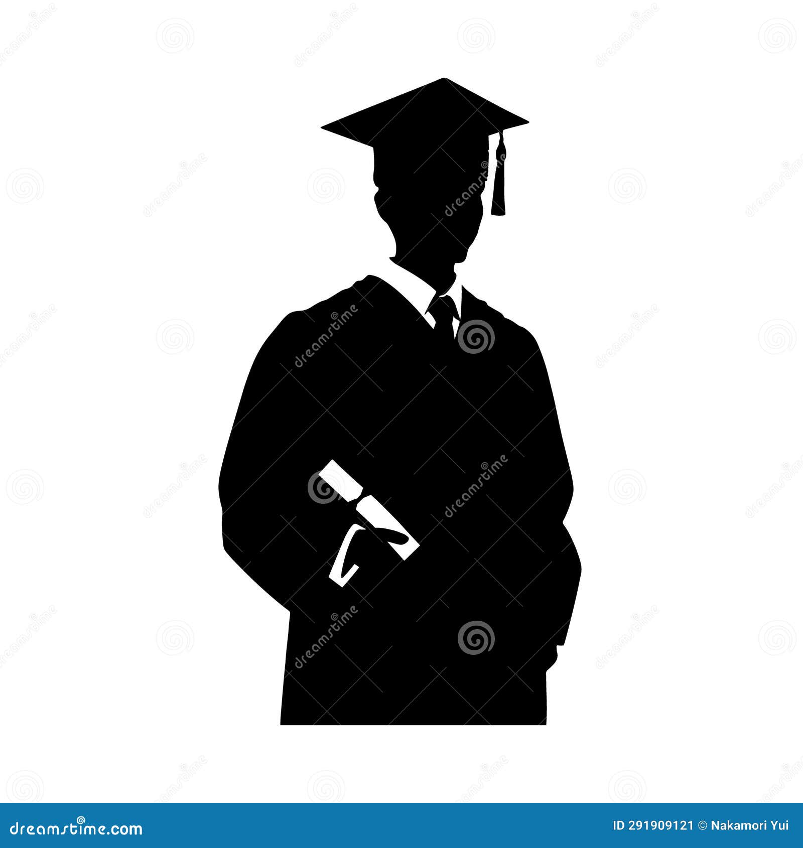 Graduate Silhouette, Graduated at University Silhouette, Happy ...