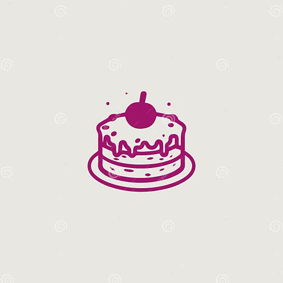 Simple and Stylish Logo that Symbolically Uses a Cake Stock ...