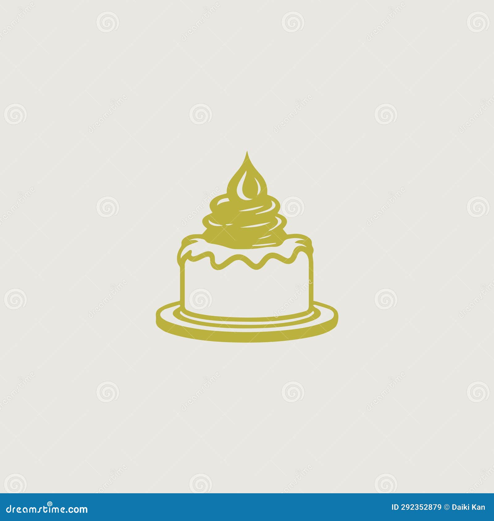 Simple and Stylish Logo that Symbolically Uses a Cake Stock ...