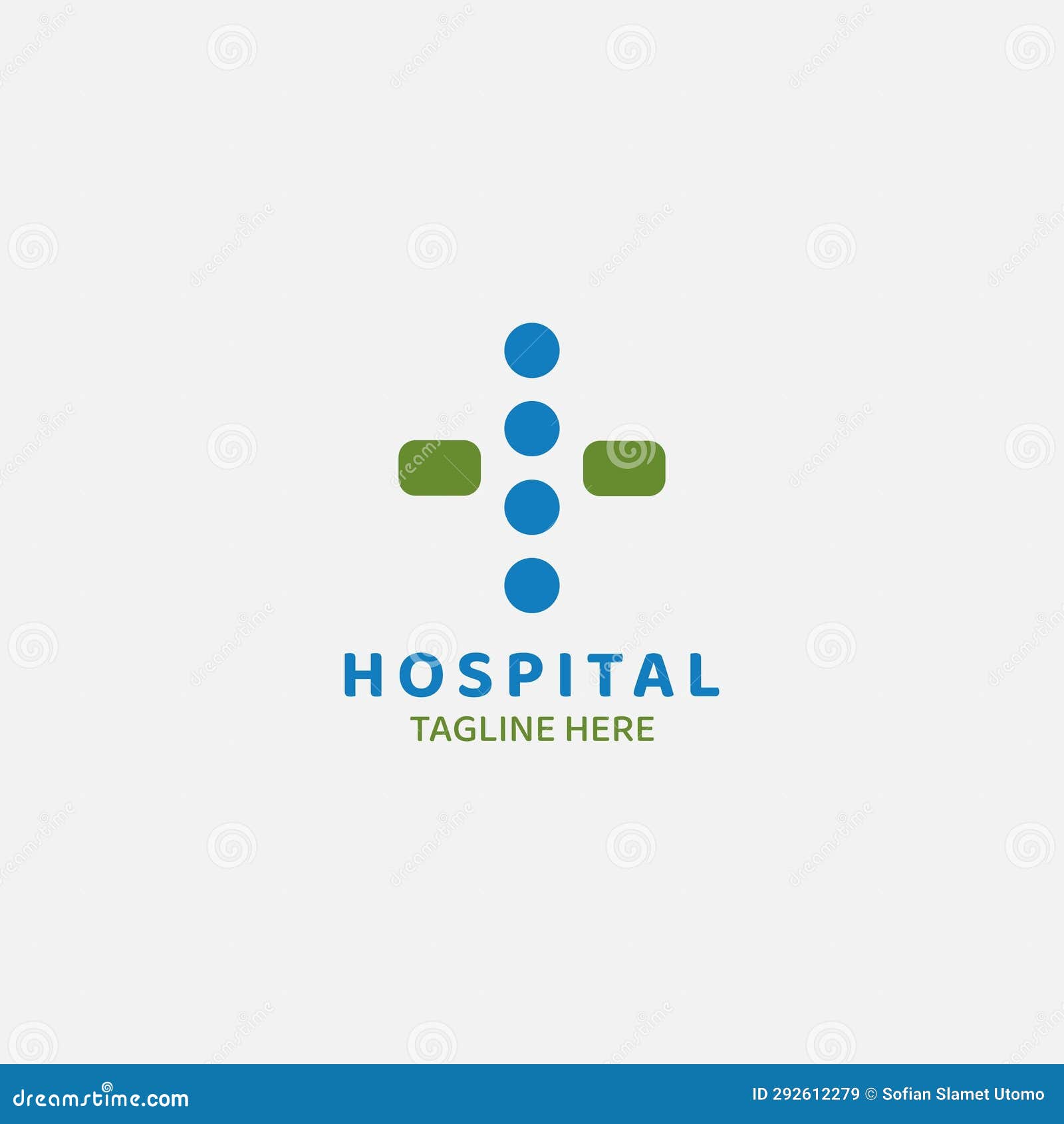 Medical Logo from Circle and Square Stock Vector - Illustration of care ...