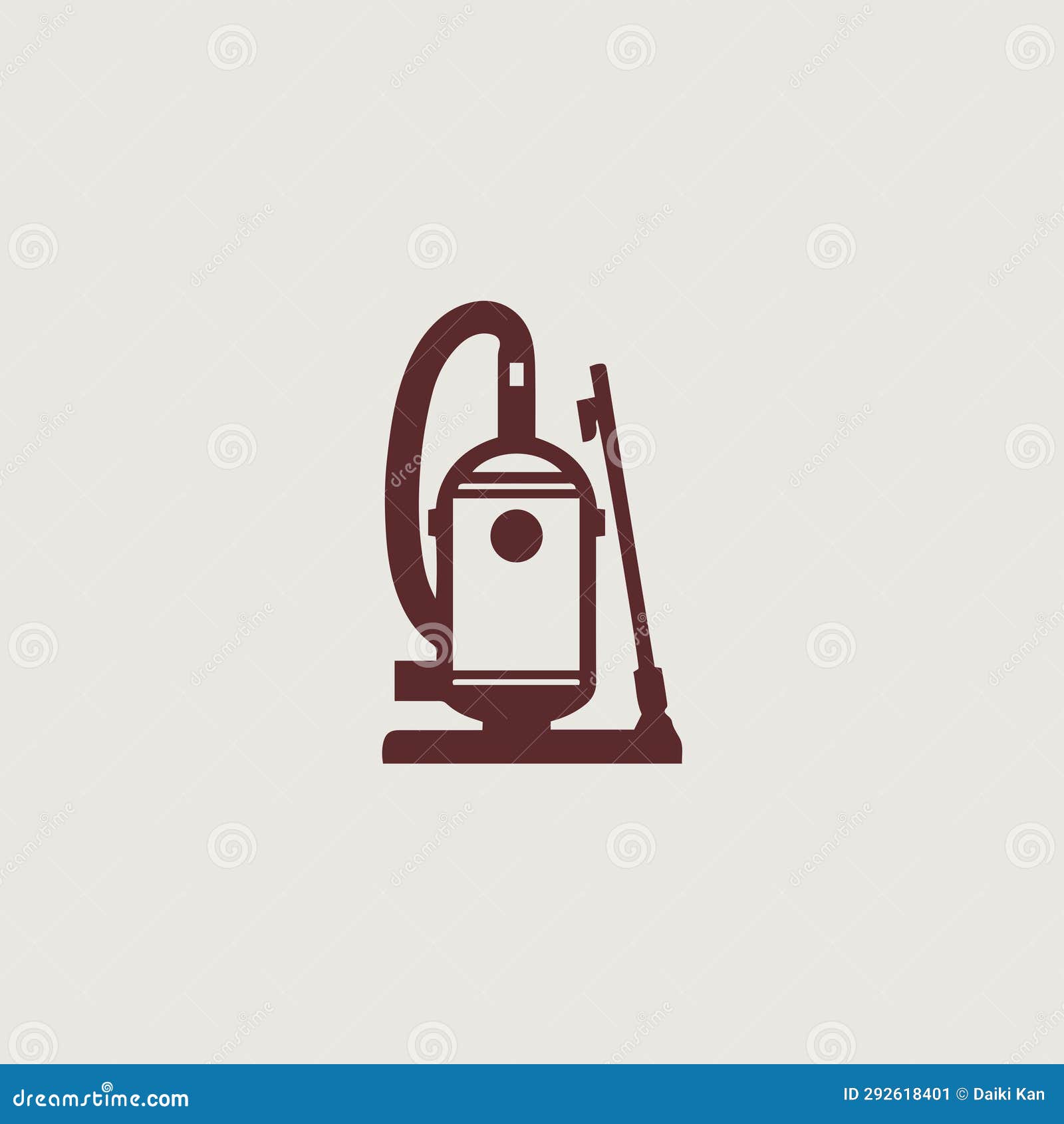 A Logo that Symbolically Uses a Vacuum Cleaner Stock Vector ...