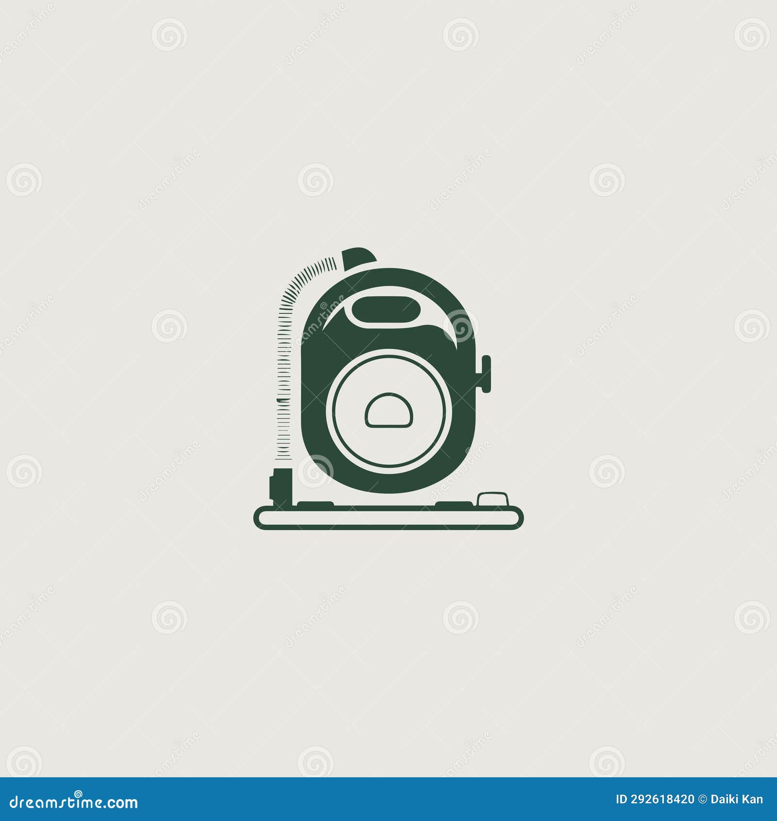 A Logo that Symbolically Uses a Vacuum Cleaner Stock Vector ...