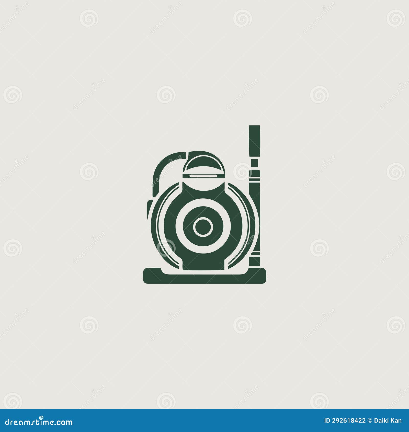 A Logo that Symbolically Uses a Vacuum Cleaner Stock Vector ...