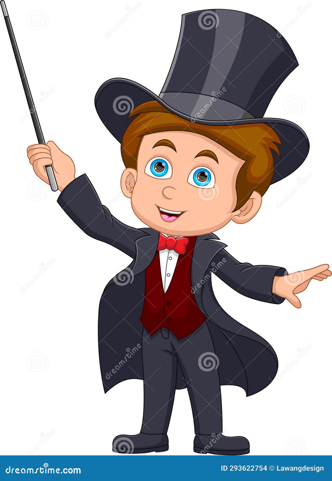 Cute Magician Cartoon Vector Illustration | CartoonDealer.com #89757132