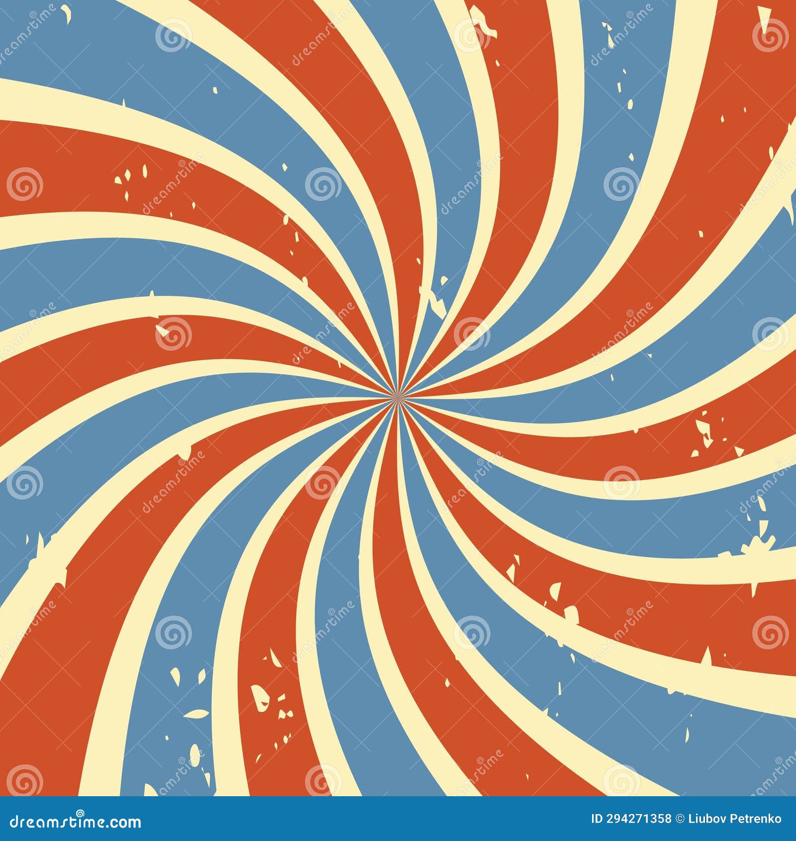 Abstract Colorful Retro Swirl Burst. Radial Rays Pattern Stock Vector - Illustration of striped ...