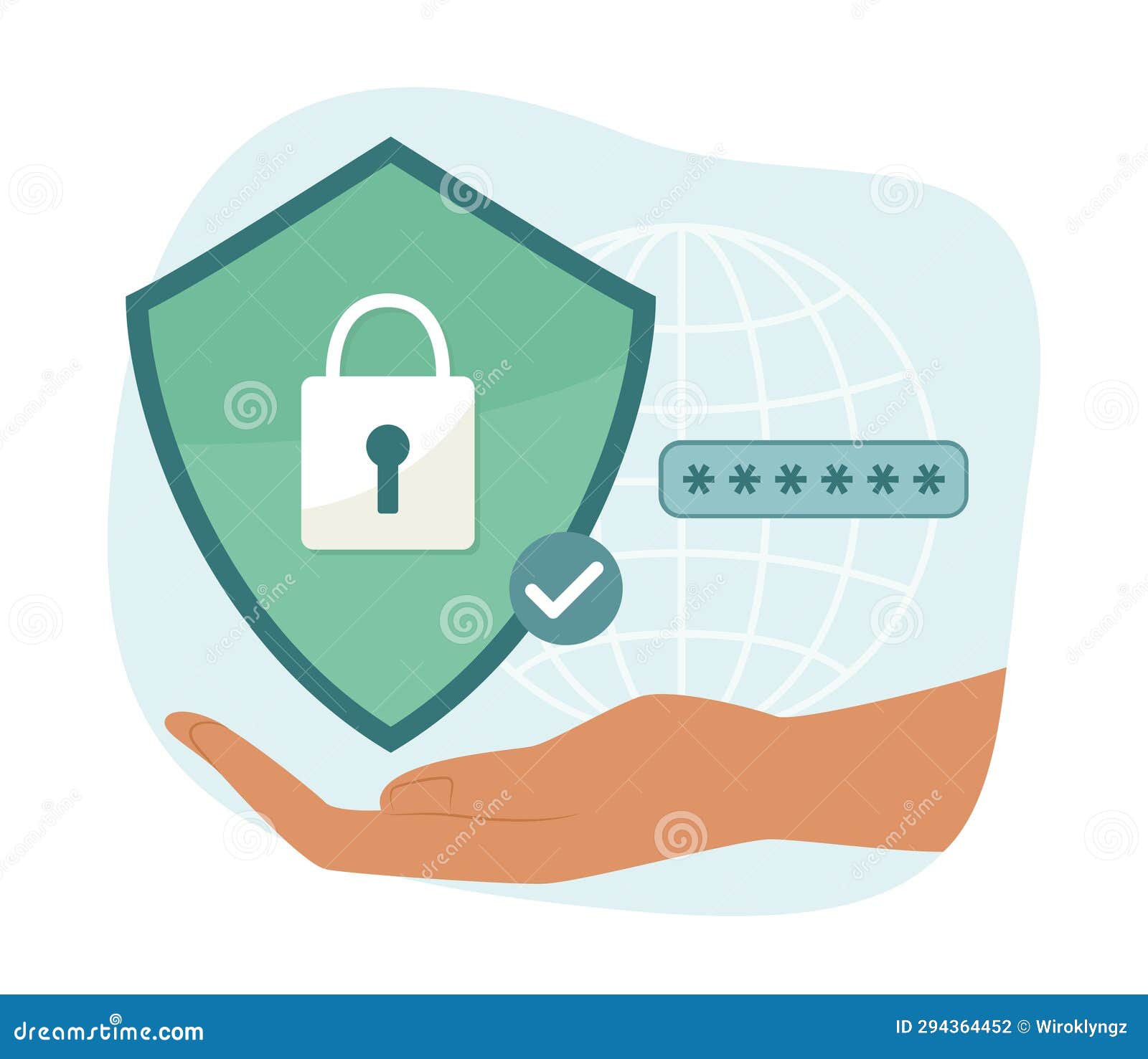 Encryption Cyber Shield with Padlock Symbol for Cyber Security ...