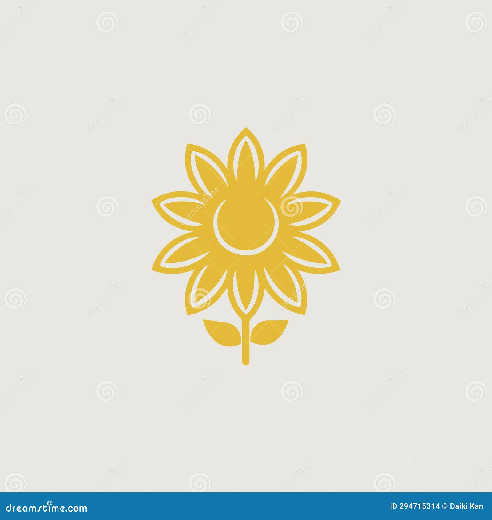Image of a Simple and Stylish Logo that Symbolically Uses Sunflowers ...