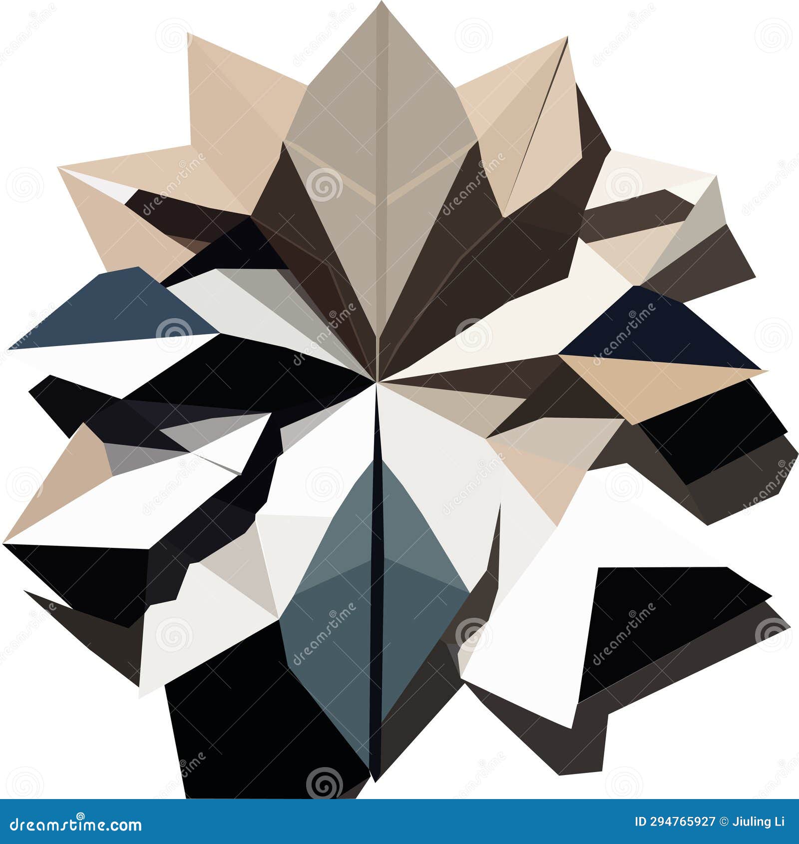 Vector Flat Paper Artwork Graphic Style Stock Vector - Illustration of ...