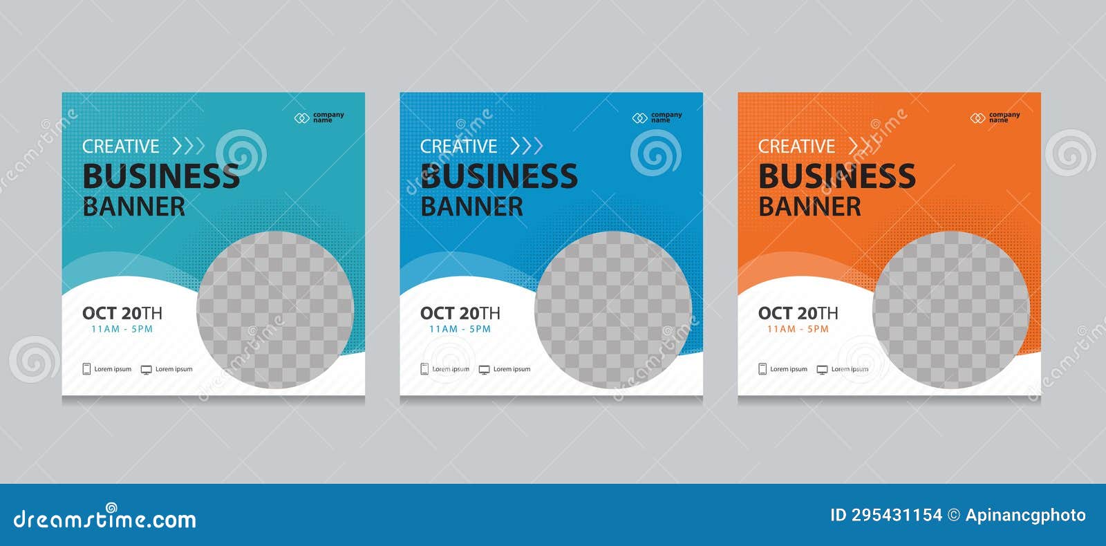 Set Of Editable Square Banner Template. Editable Banner For Social ...