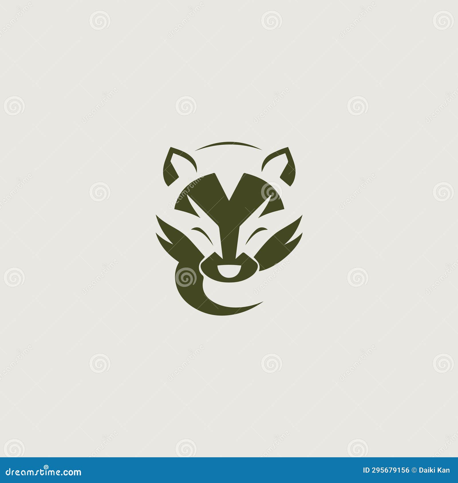 A Logo that Symbolically Uses a Weasel Stock Vector - Illustration of ...