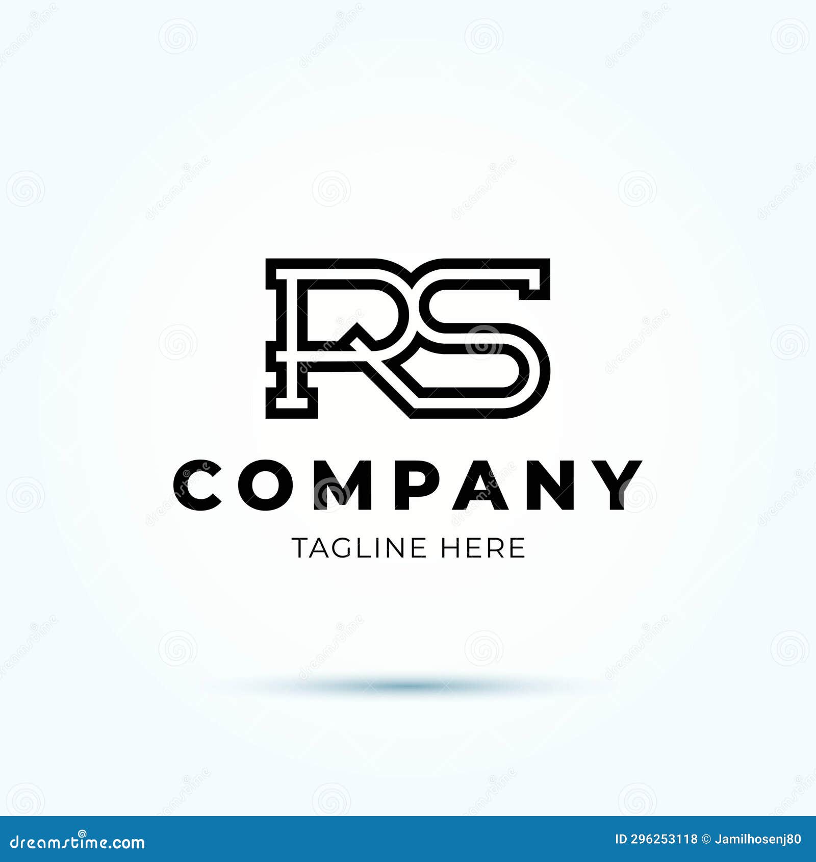 Elegant Letter RS Logo Icon Vector Concept Inspirations Stock Vector ...