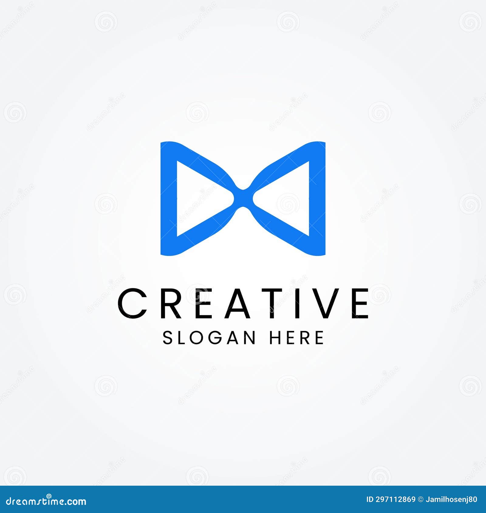 Modern Letter M Infinity Logo Design Vector Image Stock Vector ...