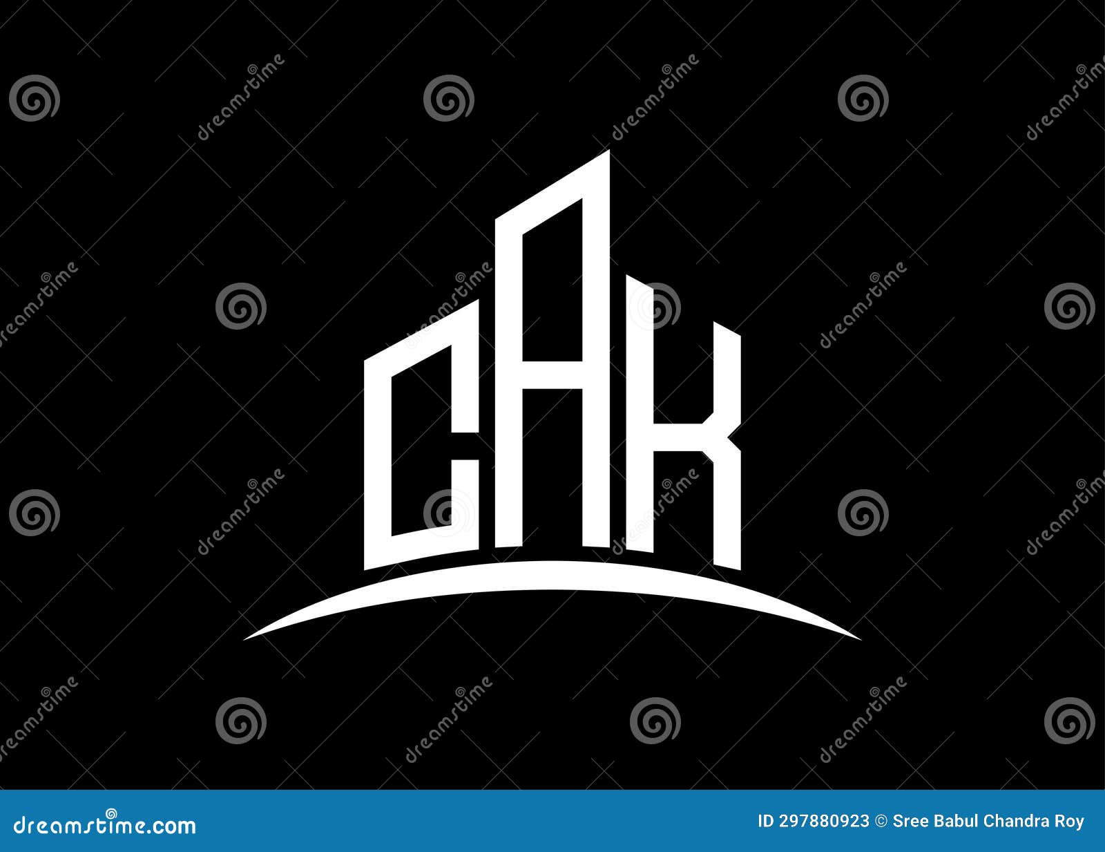 Letter CAK Building Vector Monogram Logo Design Template. Building ...