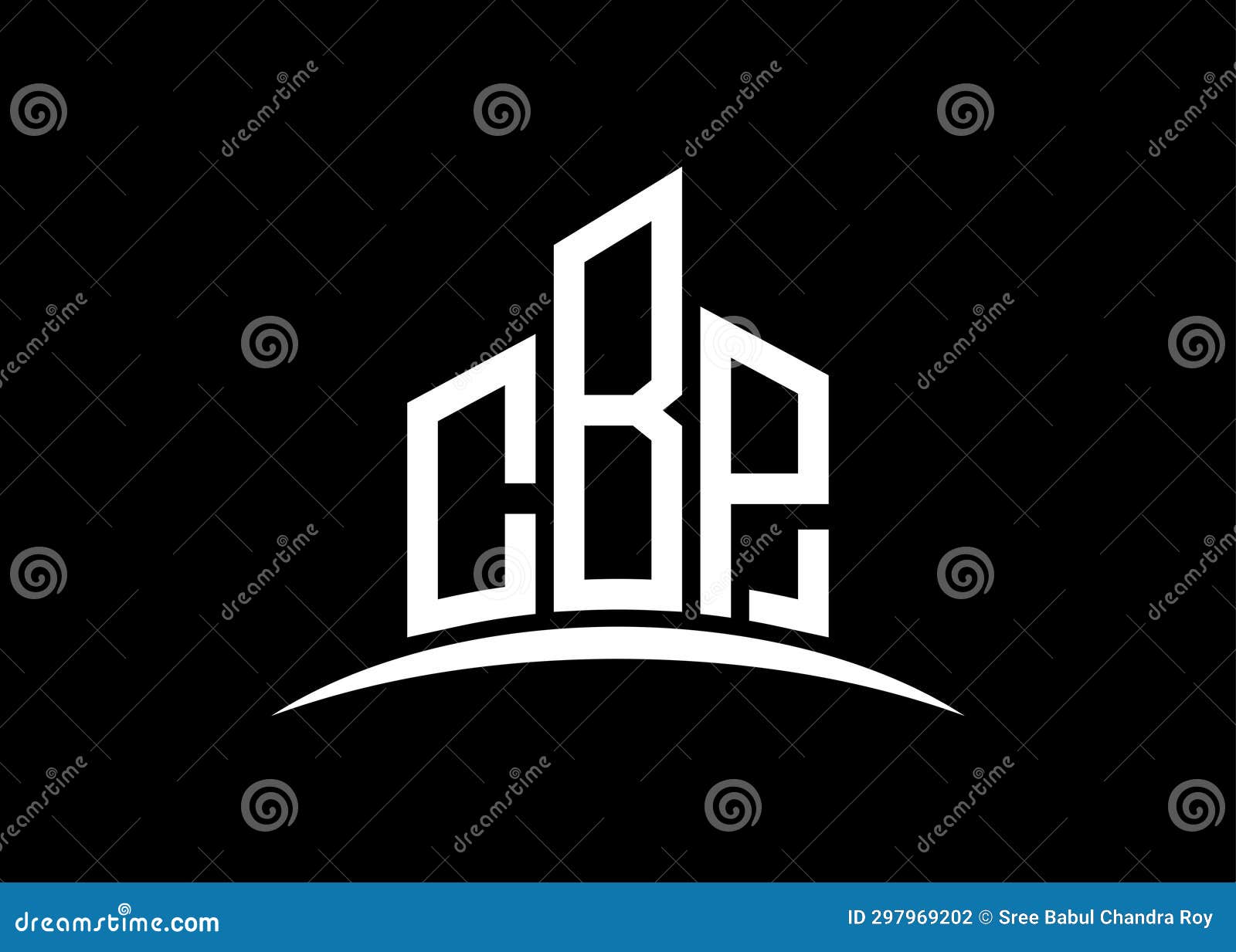 Letter CBP Building Vector Monogram Logo Design Template. Building ...