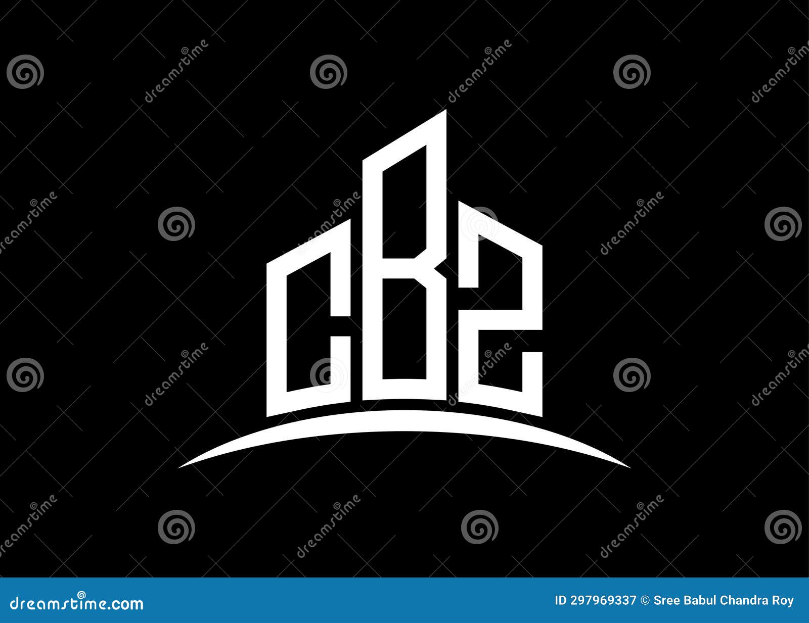 Letter CBZ Building Vector Monogram Logo Design Template. Building ...