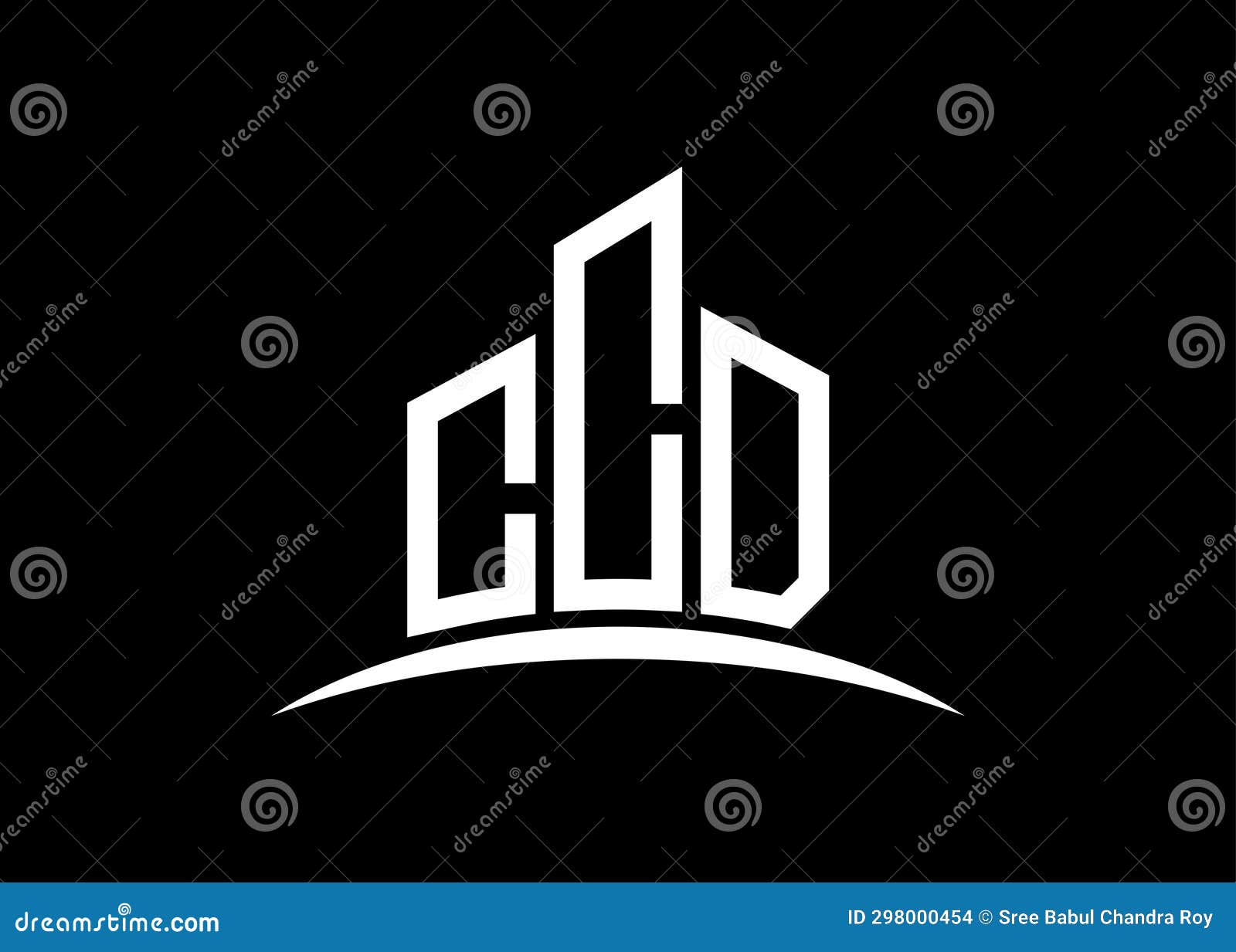 Letter CCD Building Vector Monogram Logo Design Template. Building ...