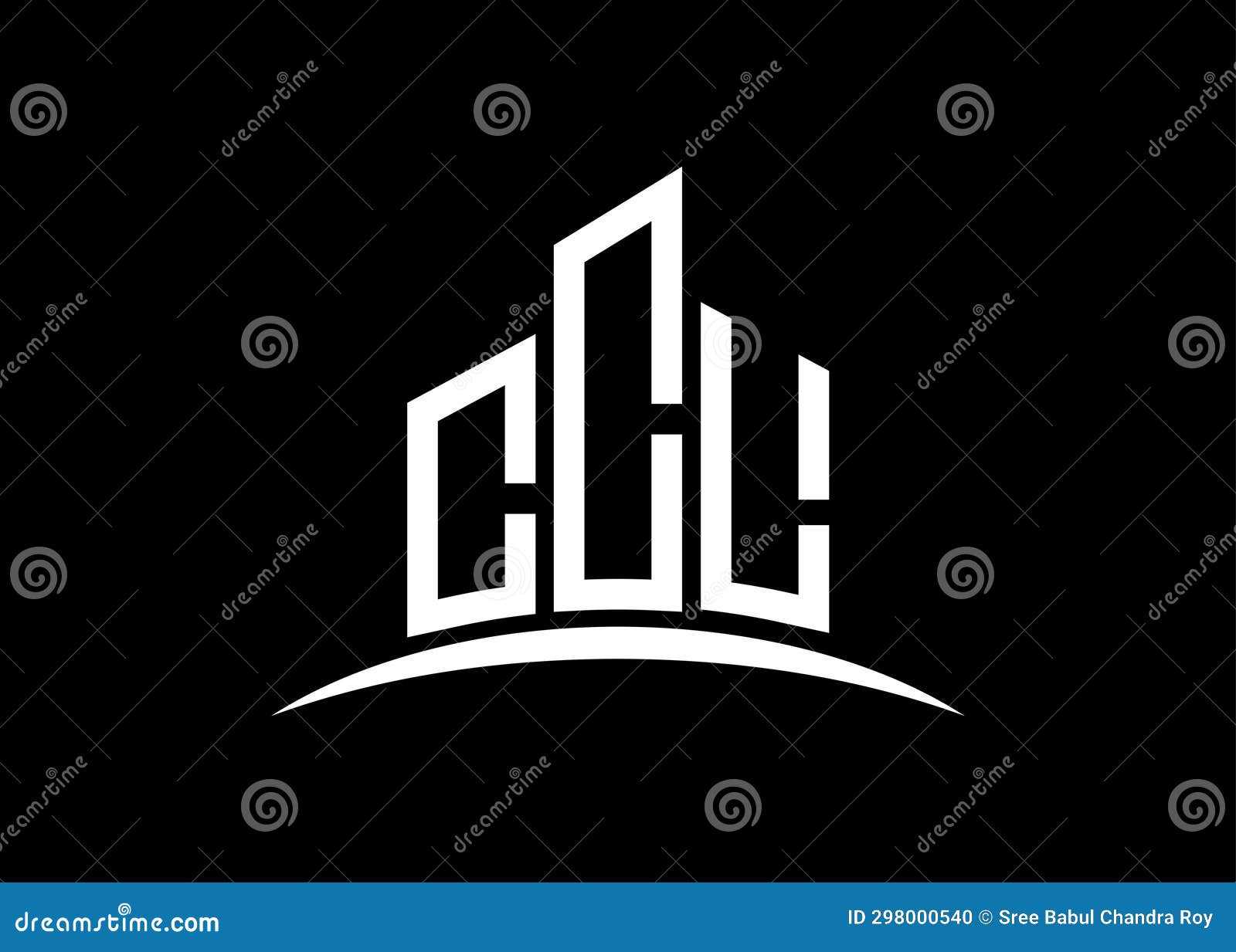 Letter CCL Building Vector Monogram Logo Design Template. Building ...