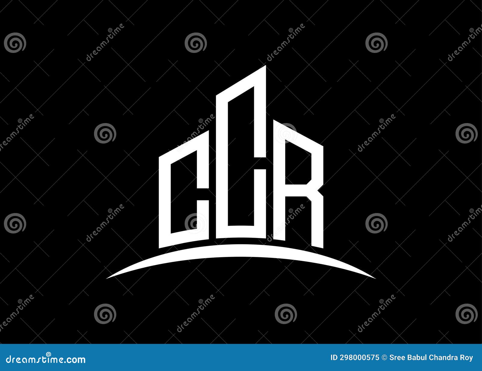 Letter CCR Building Vector Monogram Logo Design Template. Building ...