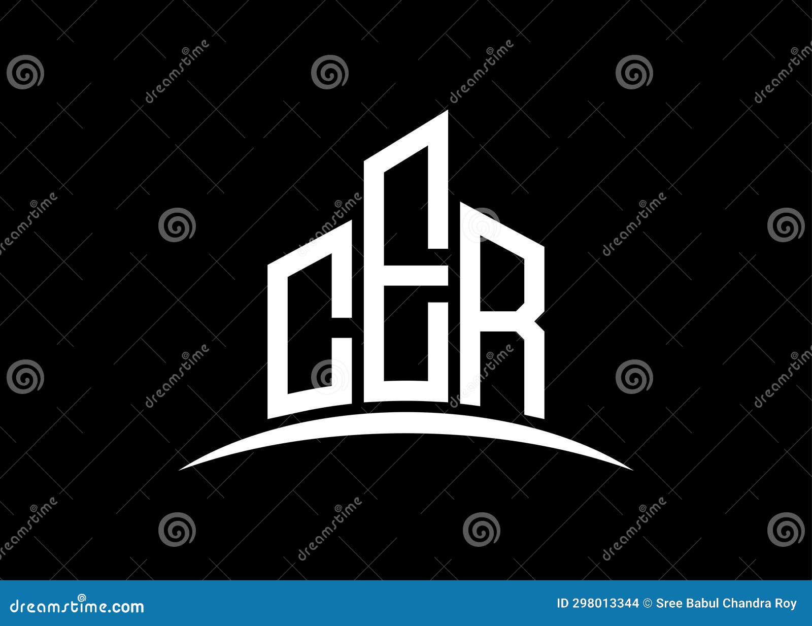Letter CER Building Vector Monogram Logo Design Template. Building ...