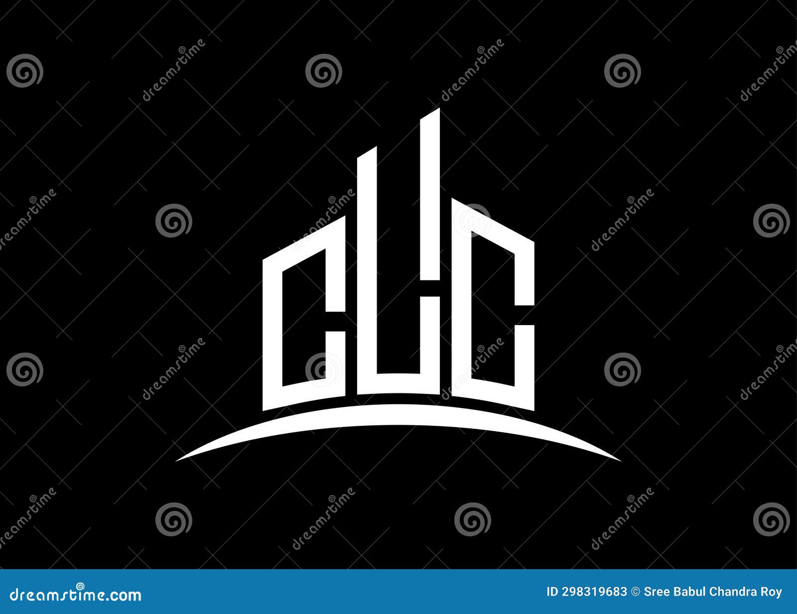 Letter CLC Building Vector Monogram Logo Design Template. Building ...