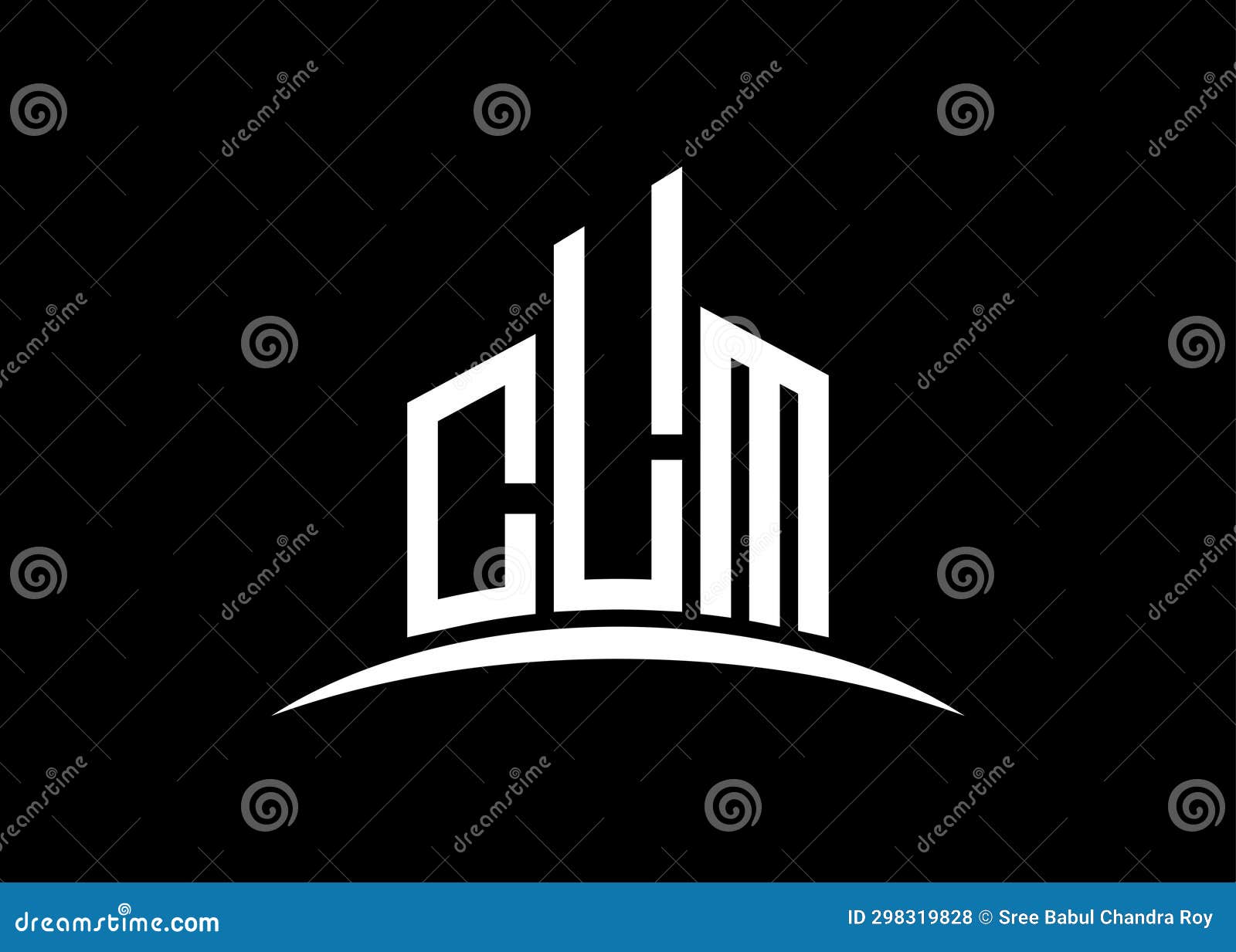 Letter CLM Building Vector Monogram Logo Design Template. Building ...
