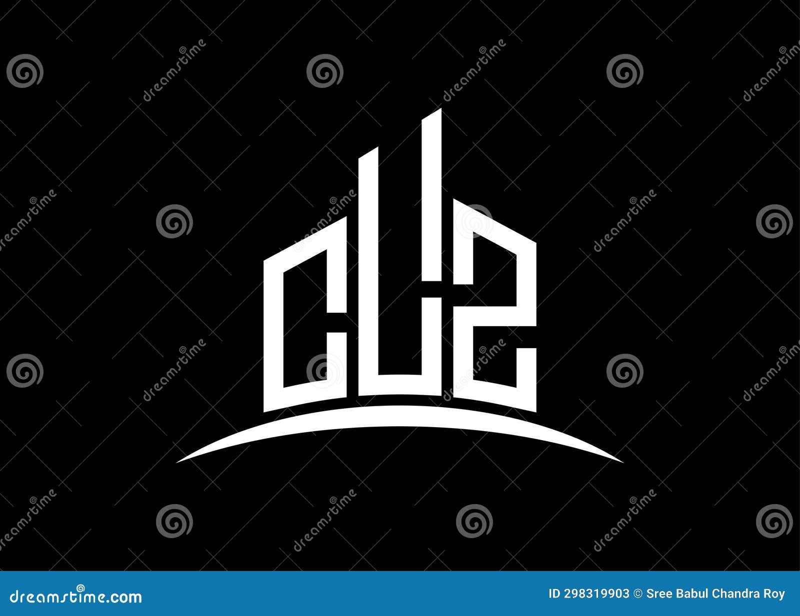 Letter CLZ Building Vector Monogram Logo Design Template. Building ...