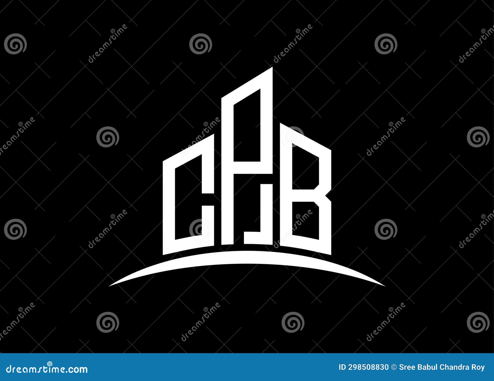 Letter CPB Building Vector Monogram Logo Design Template. Building ...