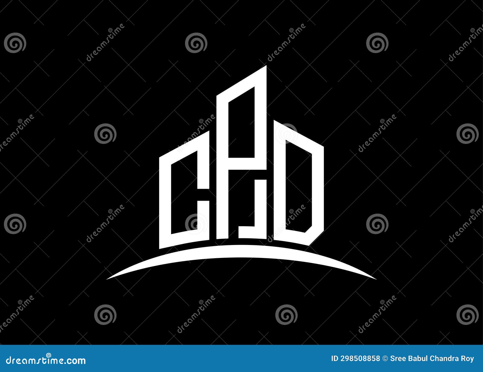 Letter CPD Building Vector Monogram Logo Design Template. Building ...