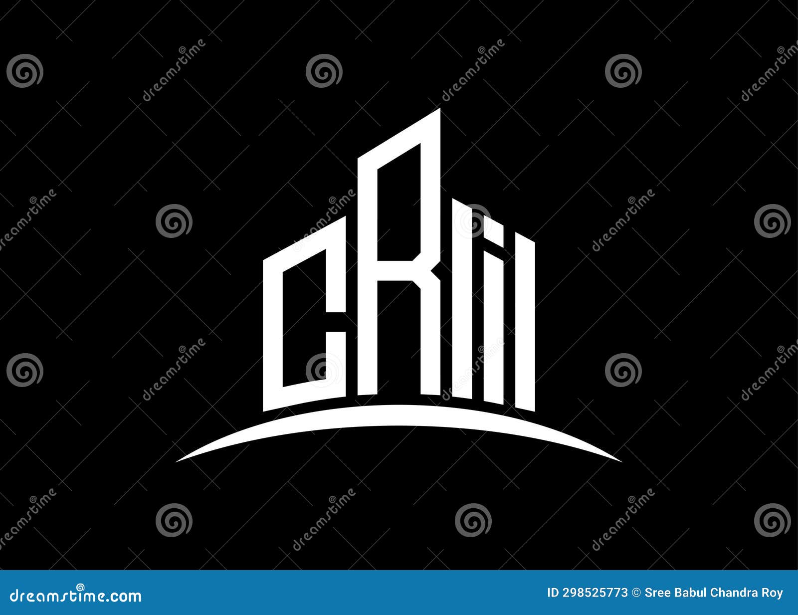 Letter CRI Building Vector Monogram Logo Design Template. Building ...