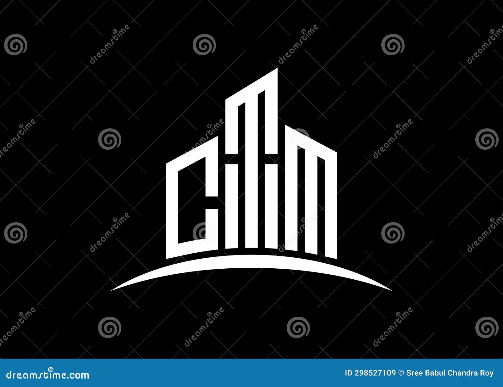 Letter CTM Building Vector Monogram Logo Design Template. Building ...