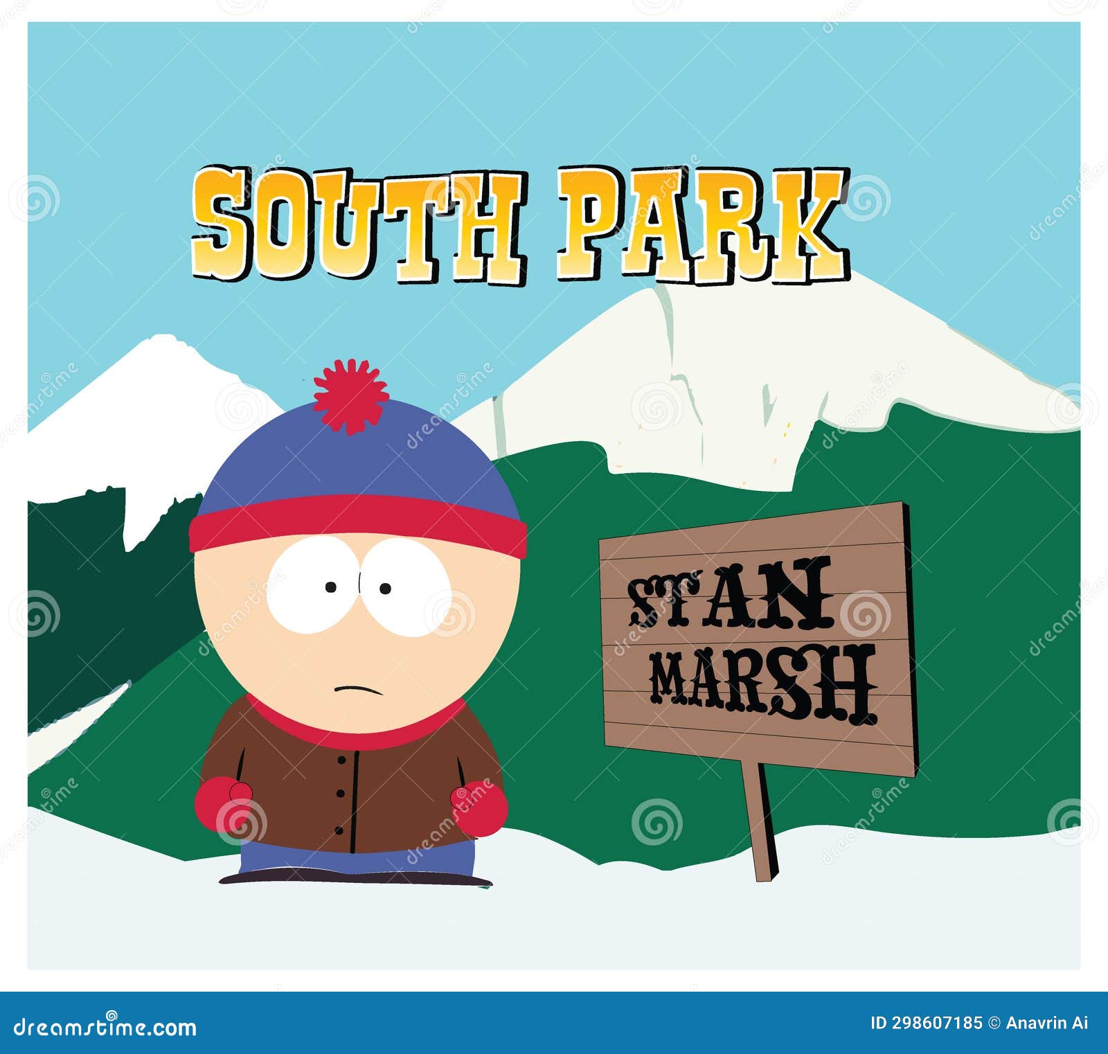 South Park. Stan Marsh Isolated Vector Editorial Editorial Image ...