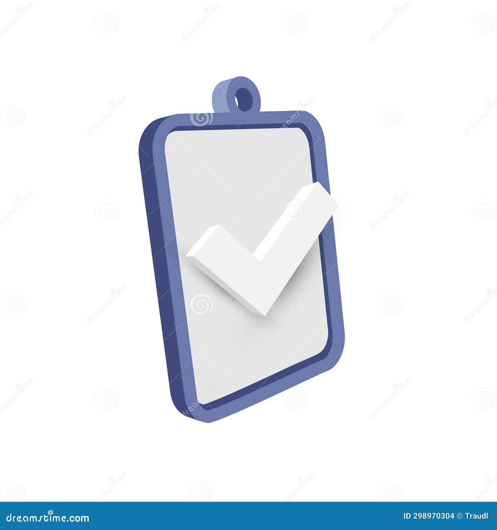 To Do List with Checked White Sign for Completed Tasks. Vector ...