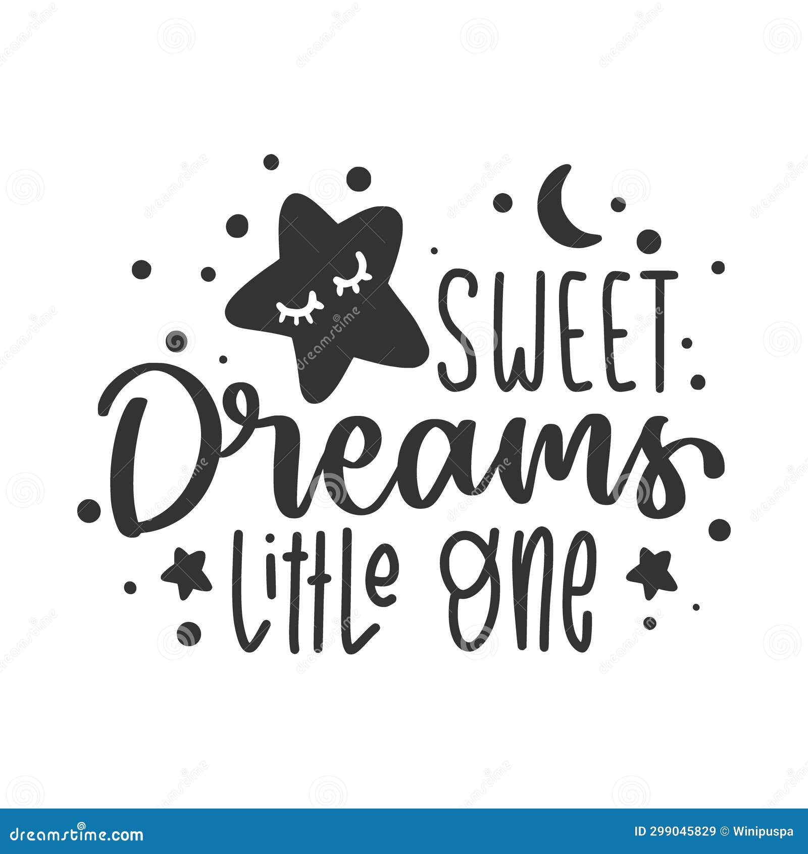 Baby Lettering Quotes, Kids T-Shirt Design Stock Vector - Illustration ...