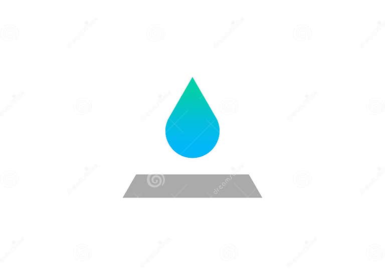 Modern Letter a Water Drop Logo Design Vector Template Stock Vector ...