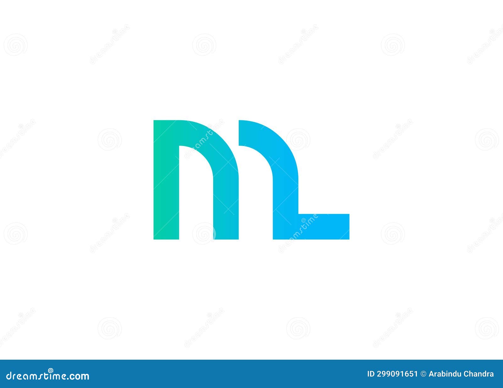Modern Letter M L Logo Design Vector Template Stock Vector ...