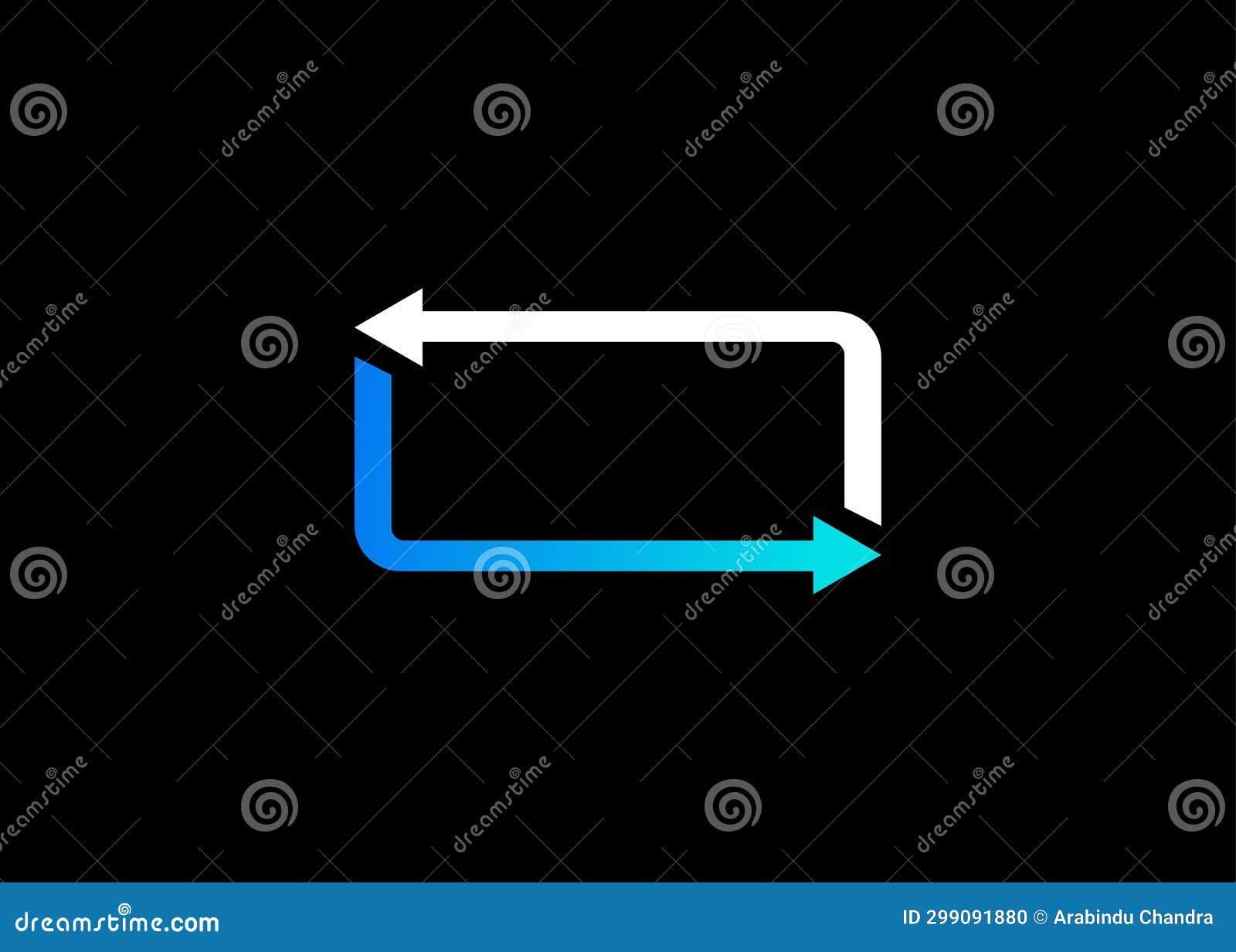 Modern Swap Arrow Logo Design Vector Template Stock Vector ...