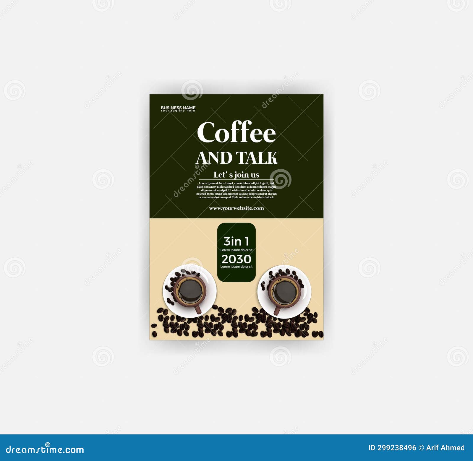 Coffee Poster for Restaurant and Cafe Stock Illustration - Illustration ...