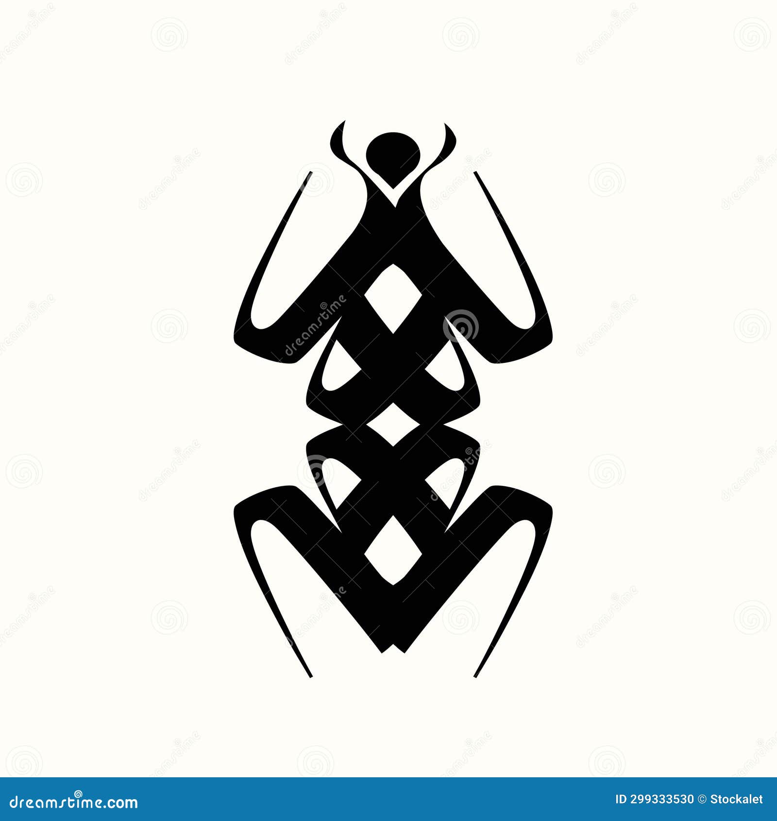 Scarab Beetle Insect Icon. Ornate Bug. Ancient Egypt Symbol. Stock ...