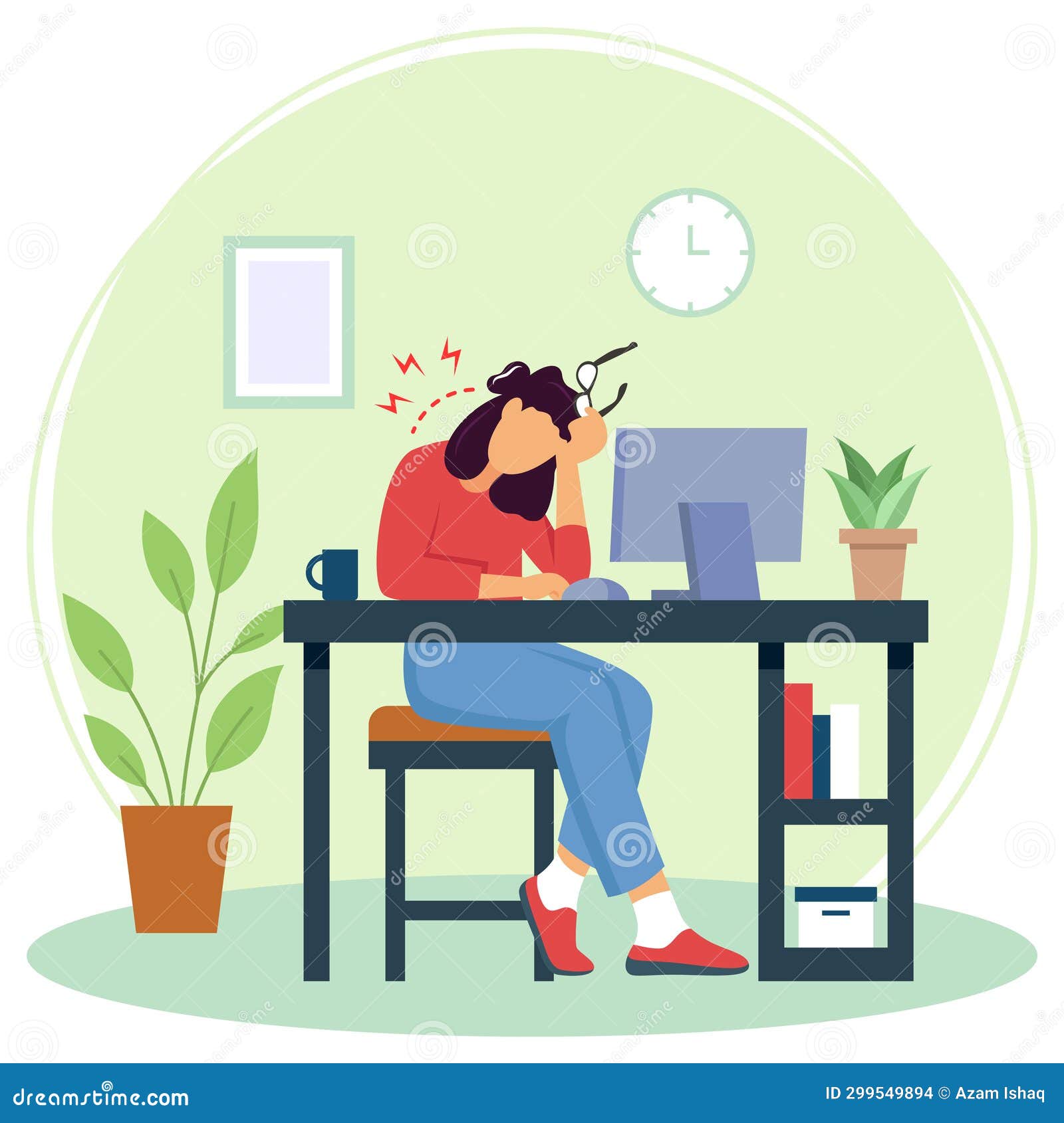 Workload 2D Vector Web Banner, Poster | CartoonDealer.com #212566463