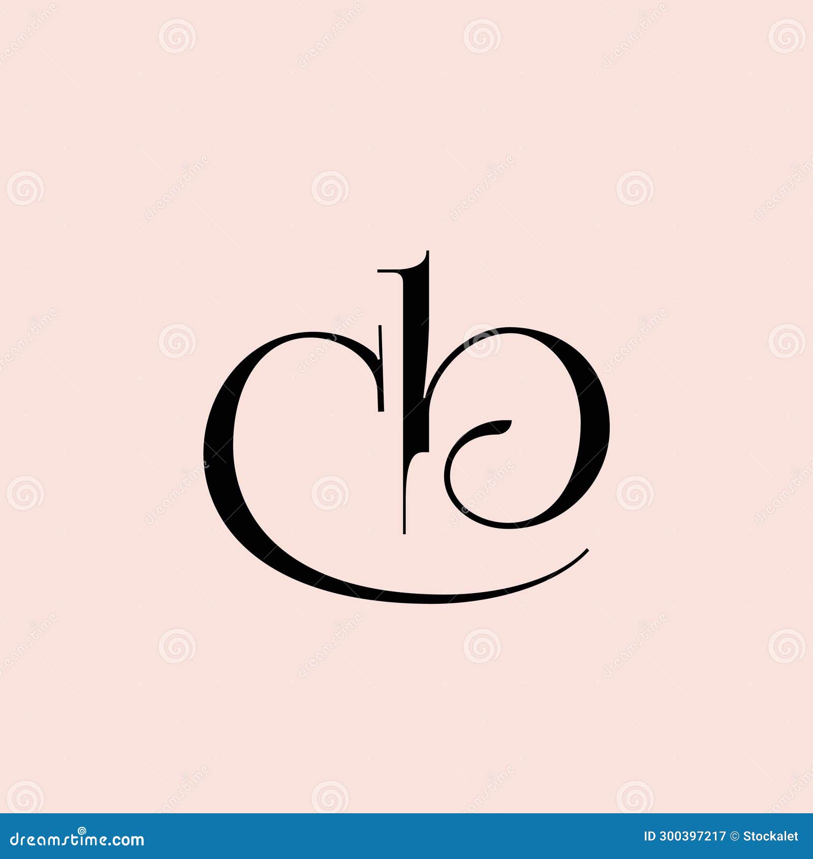 CB Monogram Logo Signature Icon. Elegant Lowercase Alphabet Initials ...