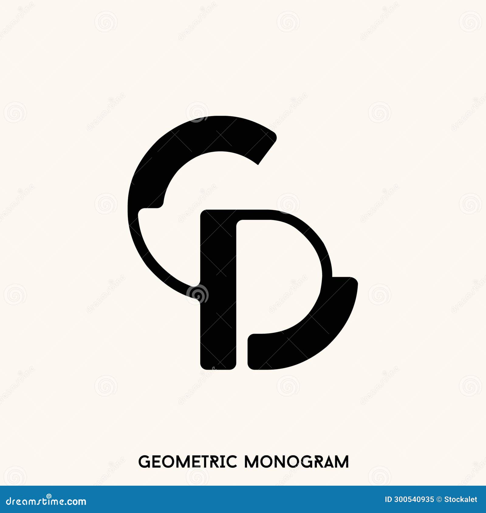 CD Monogram Logo Signature Icon.Alphabet Initials Icon. Stock Vector ...
