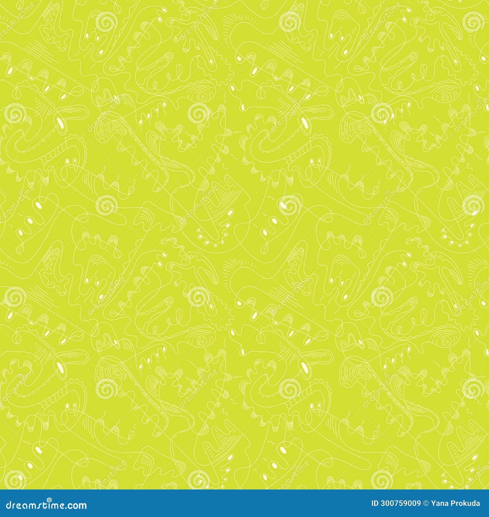 Seamless Backdrop with Abstract Hand Drawn Patterns Stock Illustration ...