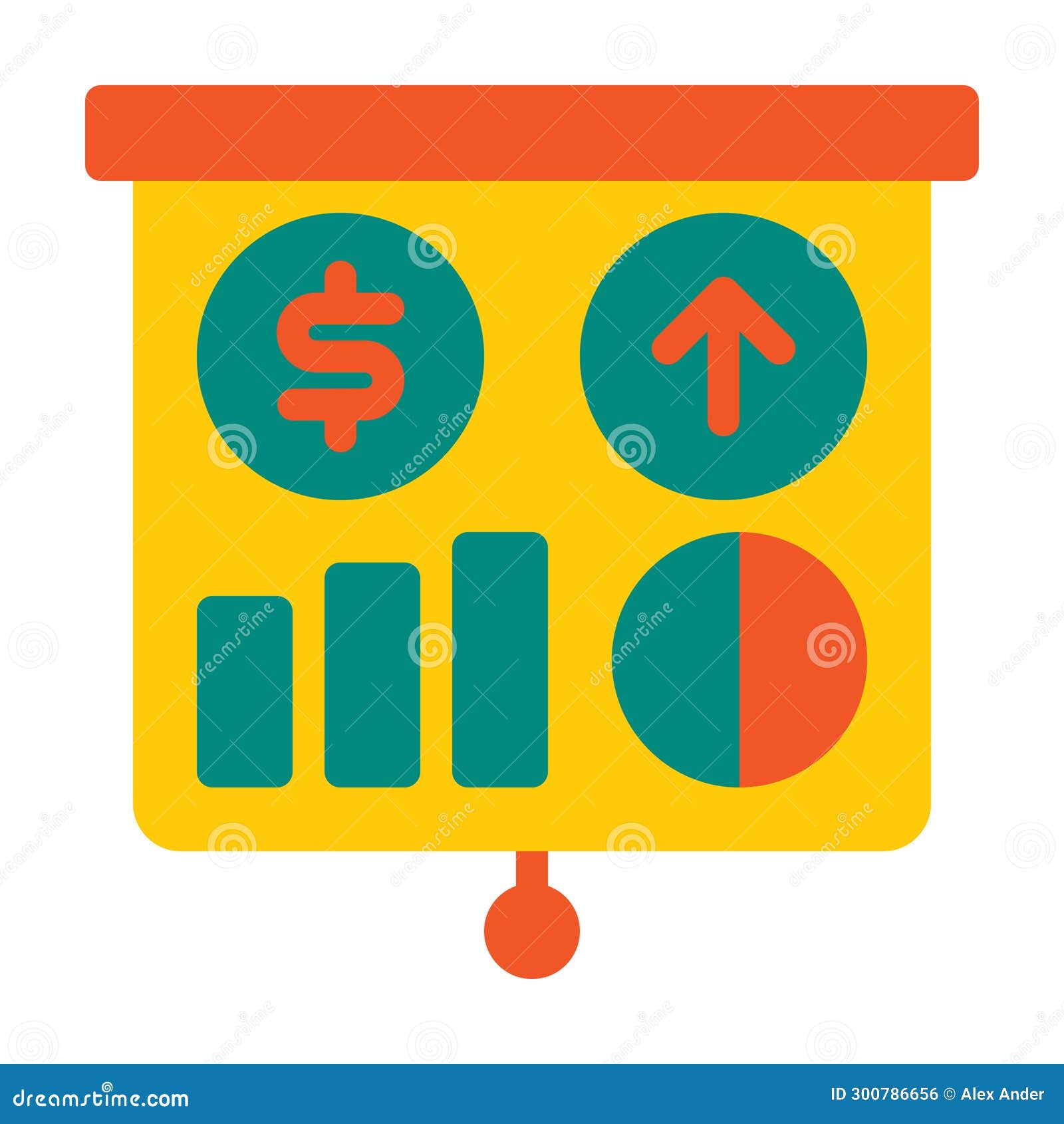 Presentation Slide Report Vector Flat Icon Suitable for Business or ...