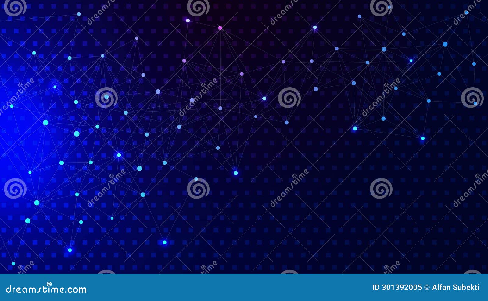 Abstract Digital Texture with Connecting Dots and Lines. Stock Vector ...