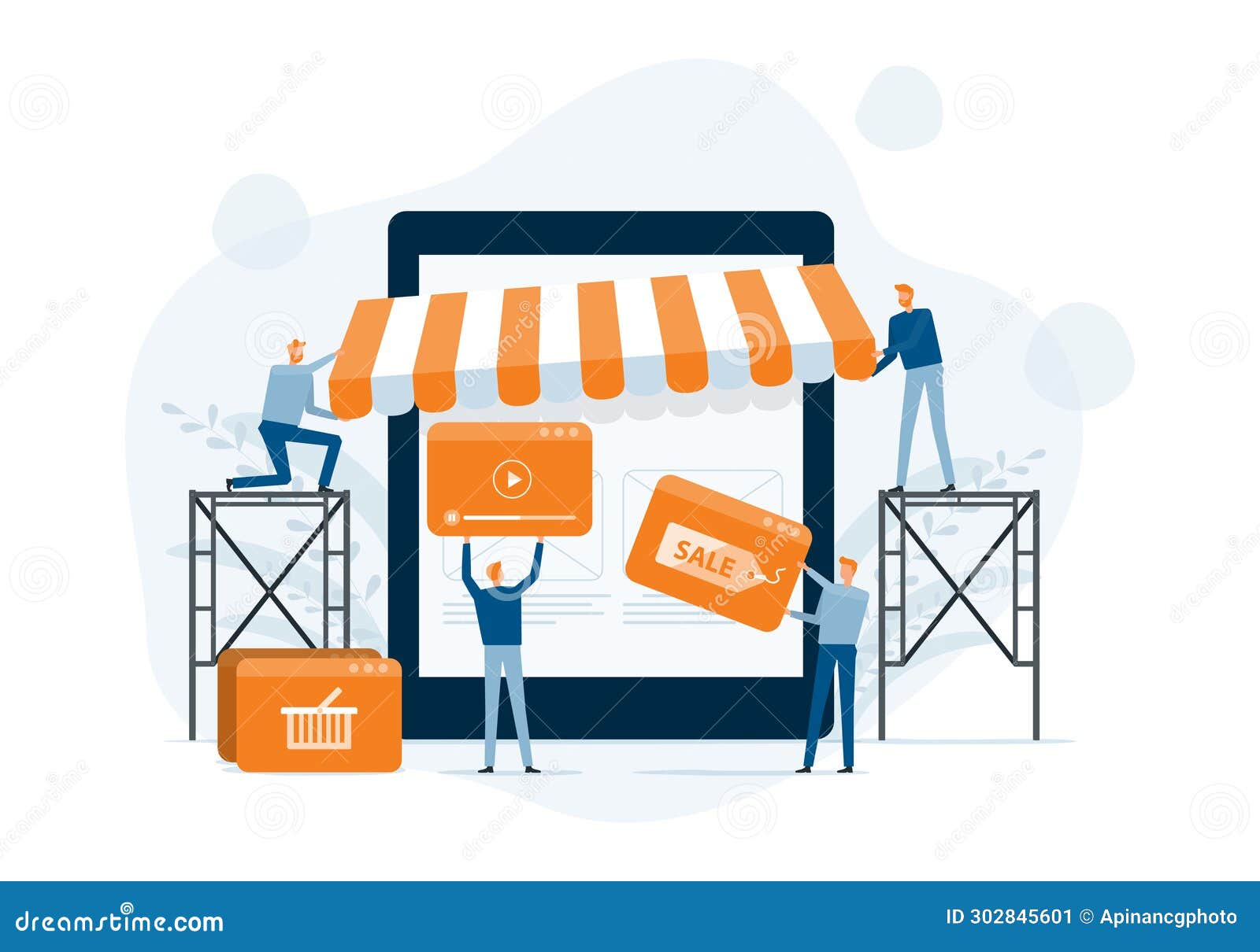 Business People Team Working Developer and Designer Team Create an ...