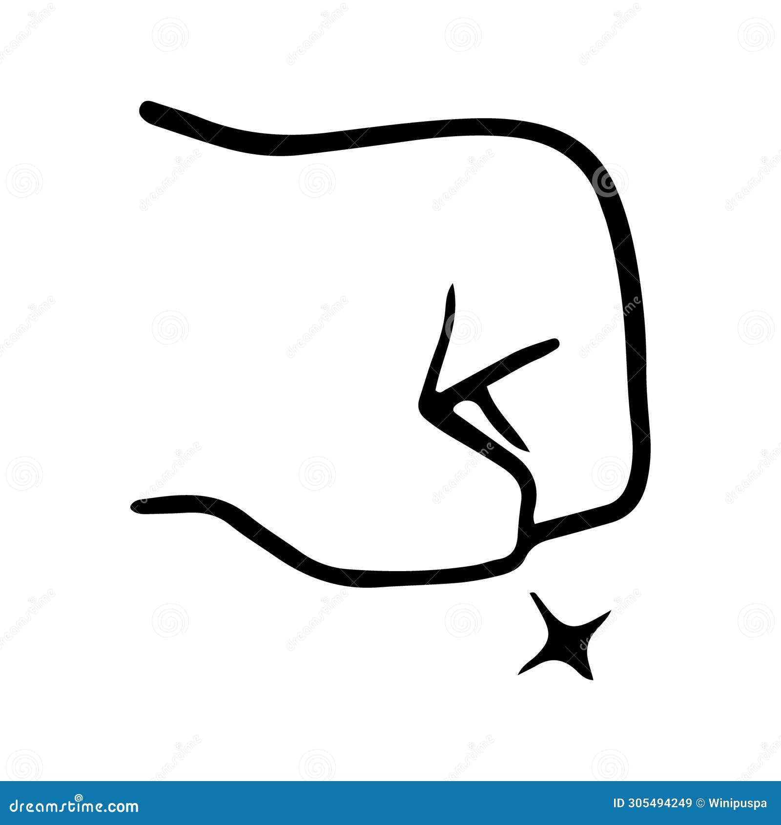 Kawaii Hand Gestures Sign and Symbol Isolated in White Background Stock ...